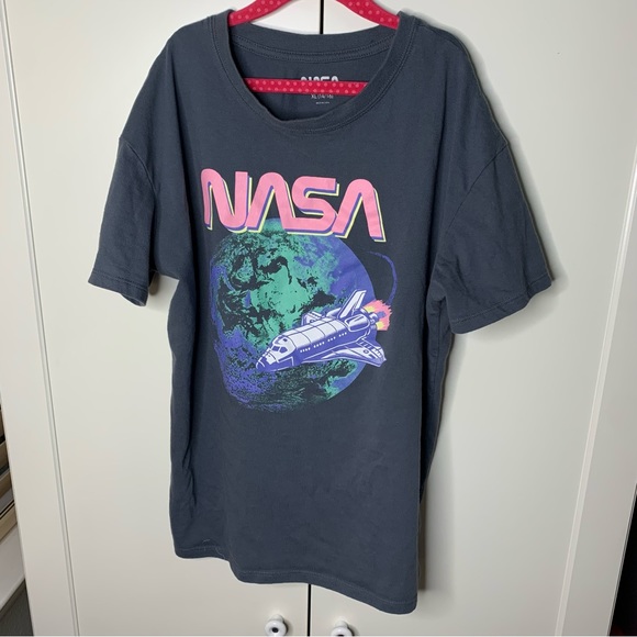 Nasa | Shirts & Tops | Nasa Space Space Shuttle Print Tshirt | Poshmark